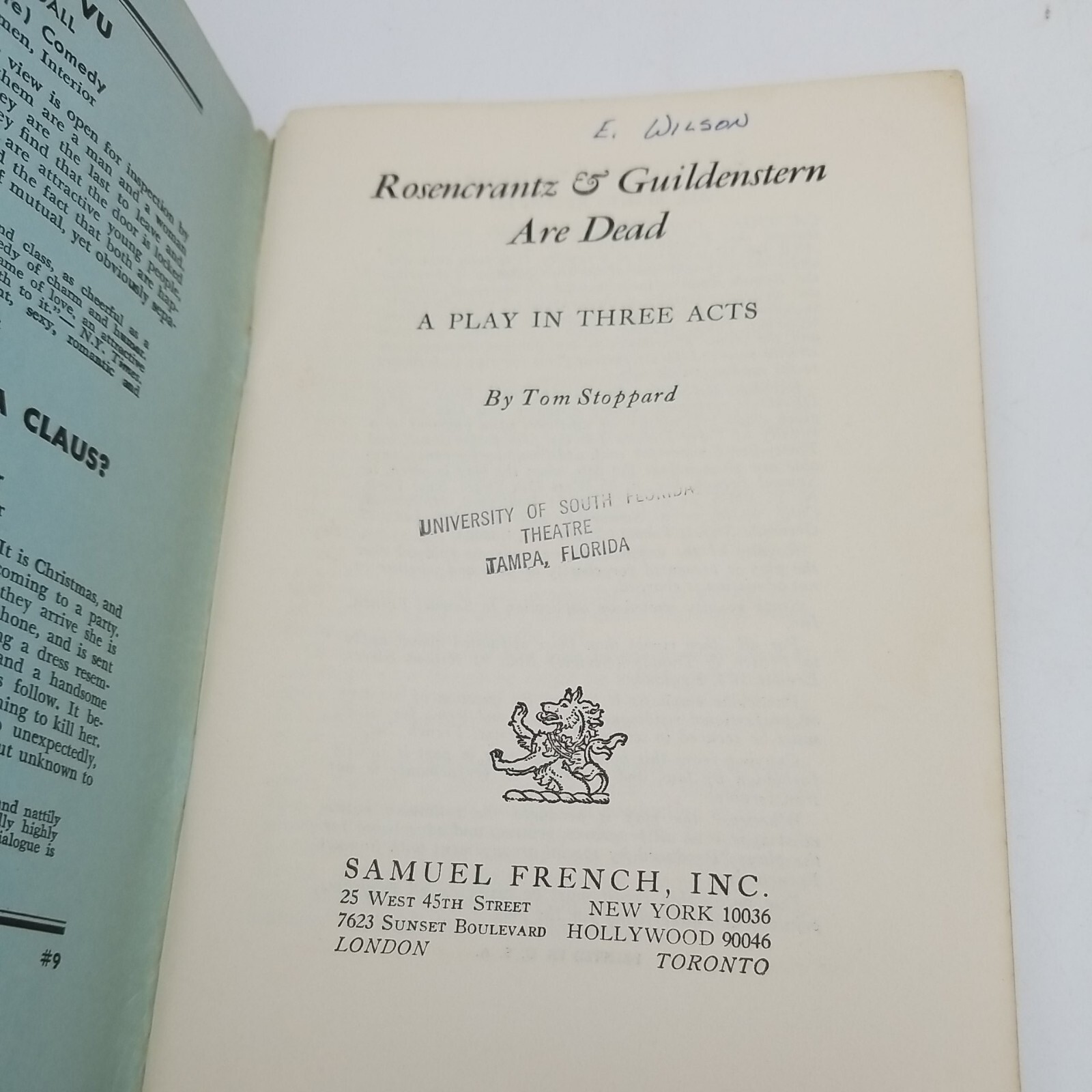 Lot of 5 Samuel French Play Script Books Acting Drama Comedy Vintage ...