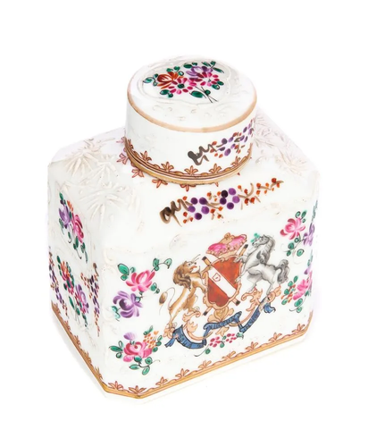 French Samson Covered Tea Caddy | eBay