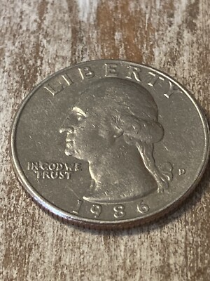 1986 D Quarter (Circulated) | eBay