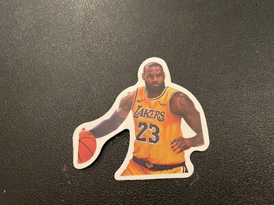 LEBRON JAMES STICKER LA Lakers Los Angeles Lakers NBA Basketball ...