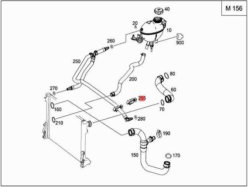 Genuine Mercedes Cable Bracket 5pcs W251 V251 903 905 909 A197 ...