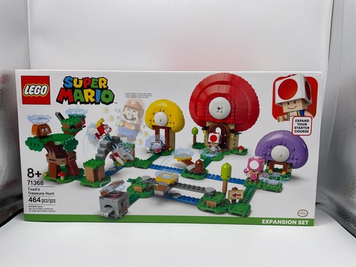 LEGO 71368 Super Mario Toad’s Treasure Hunt Expansion Set (464 pcs) New ...