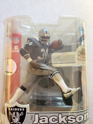 ERROR MCFARLANE BO JACKSON RAIDERS NFL ROGER STAUBACH PACKAGING NEW ...