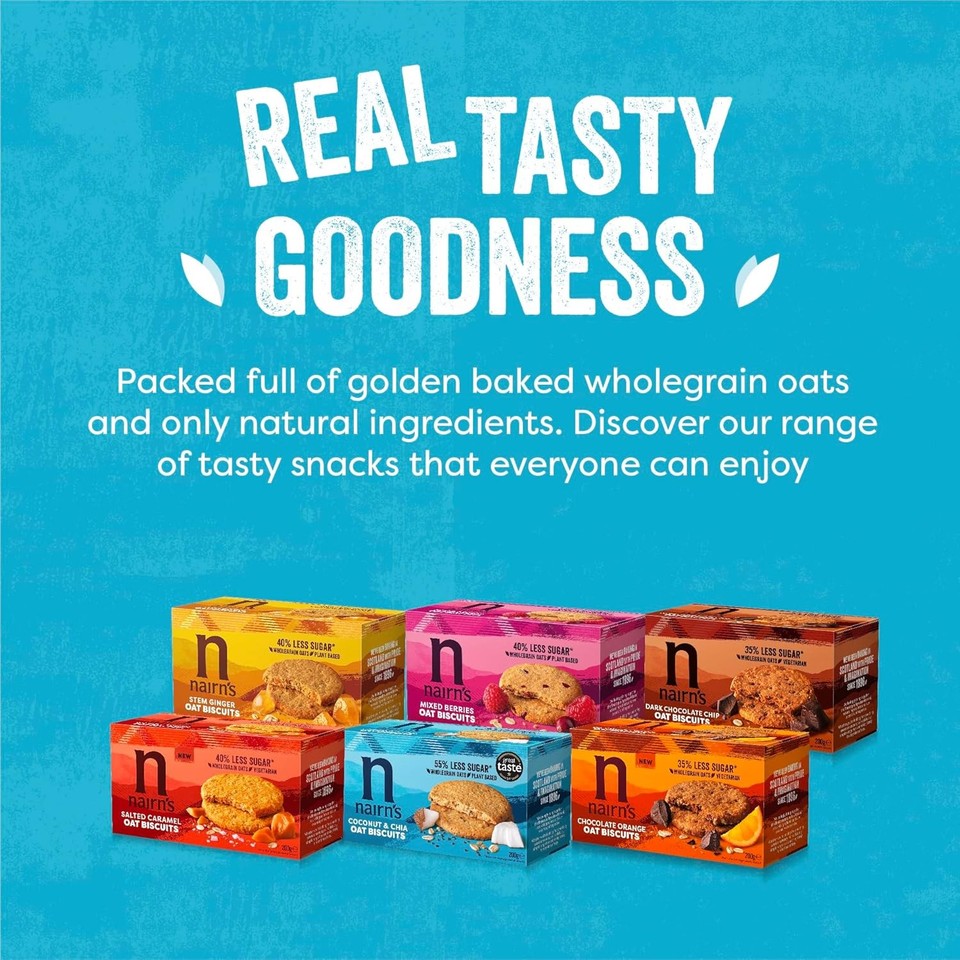 Oat Biscuits Variety Pack – 6 Flavours (Vegan) | Breakfast On-The-Go ...