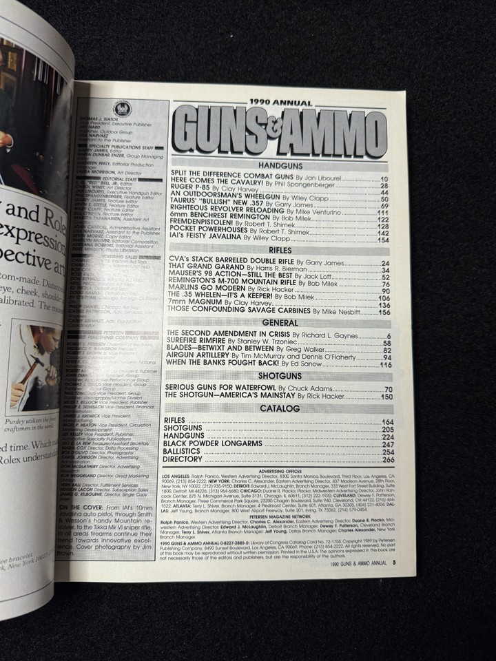 Vintage Guns & Ammo Magazine: 1990 Annual (1990) | eBay