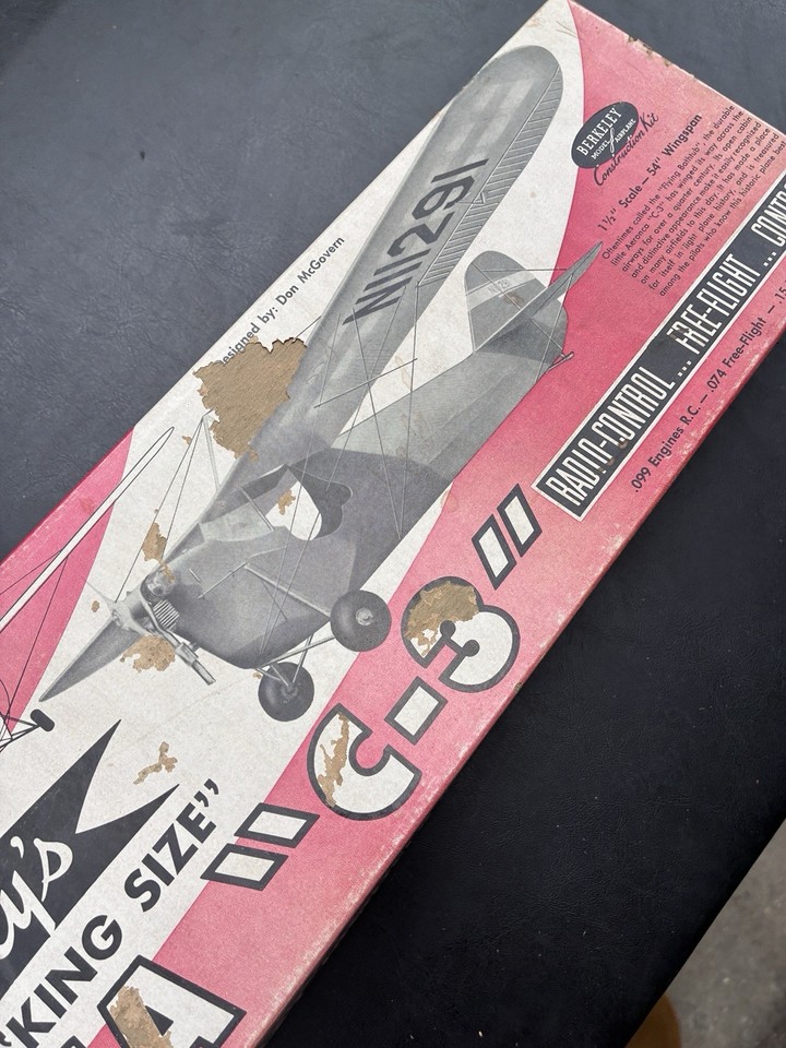 Berkeley Aeronca C-3 Balsa R/c Model Airplane Kit | eBay