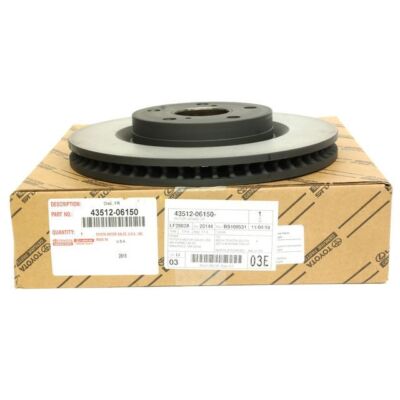 Genuine Toyota Camry / RAV4 Disc Brake Rotor (Front) Each 43512-06150 ...
