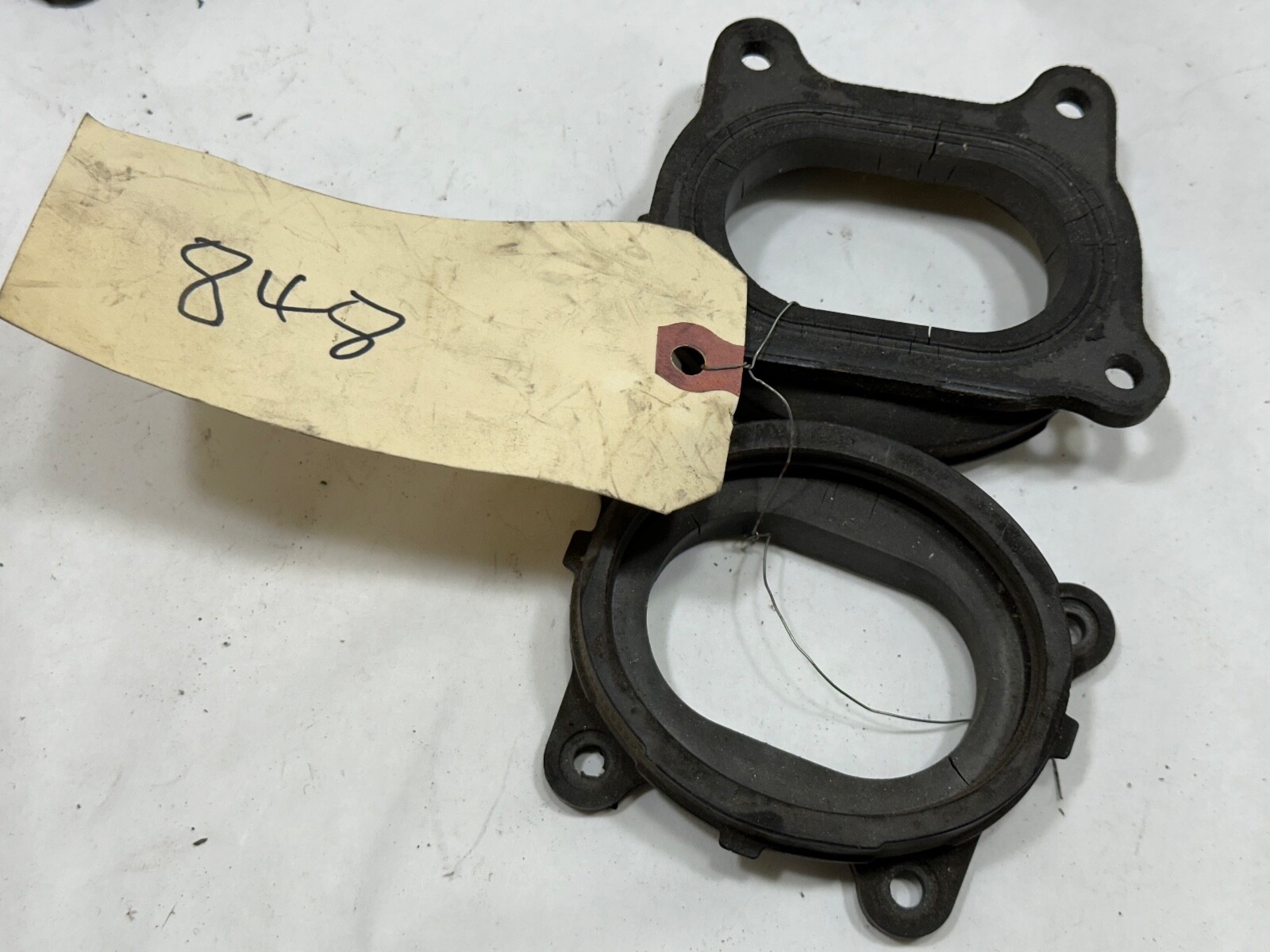 Ducati 848 Throttle Body Bodies Intake Manifold Set Rubber Boot | eBay