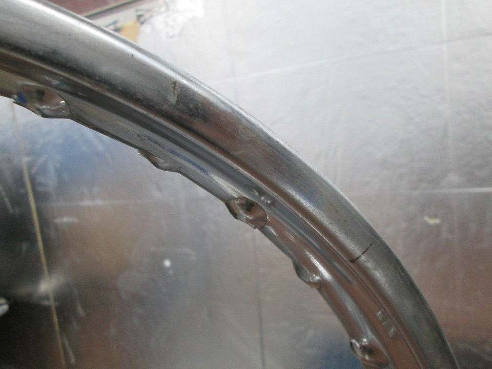 Vintage Daido DID 1.60x17 160x17 1.60 17" 36 Holes Motorcycle Wheel Rim ...