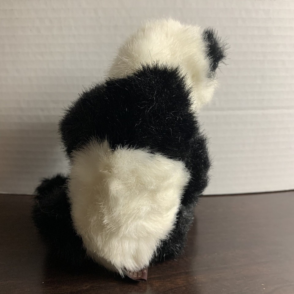 Vintage 1993 TY Attic Beanie Baby Checker The Panda Bear Plush Jointed ...