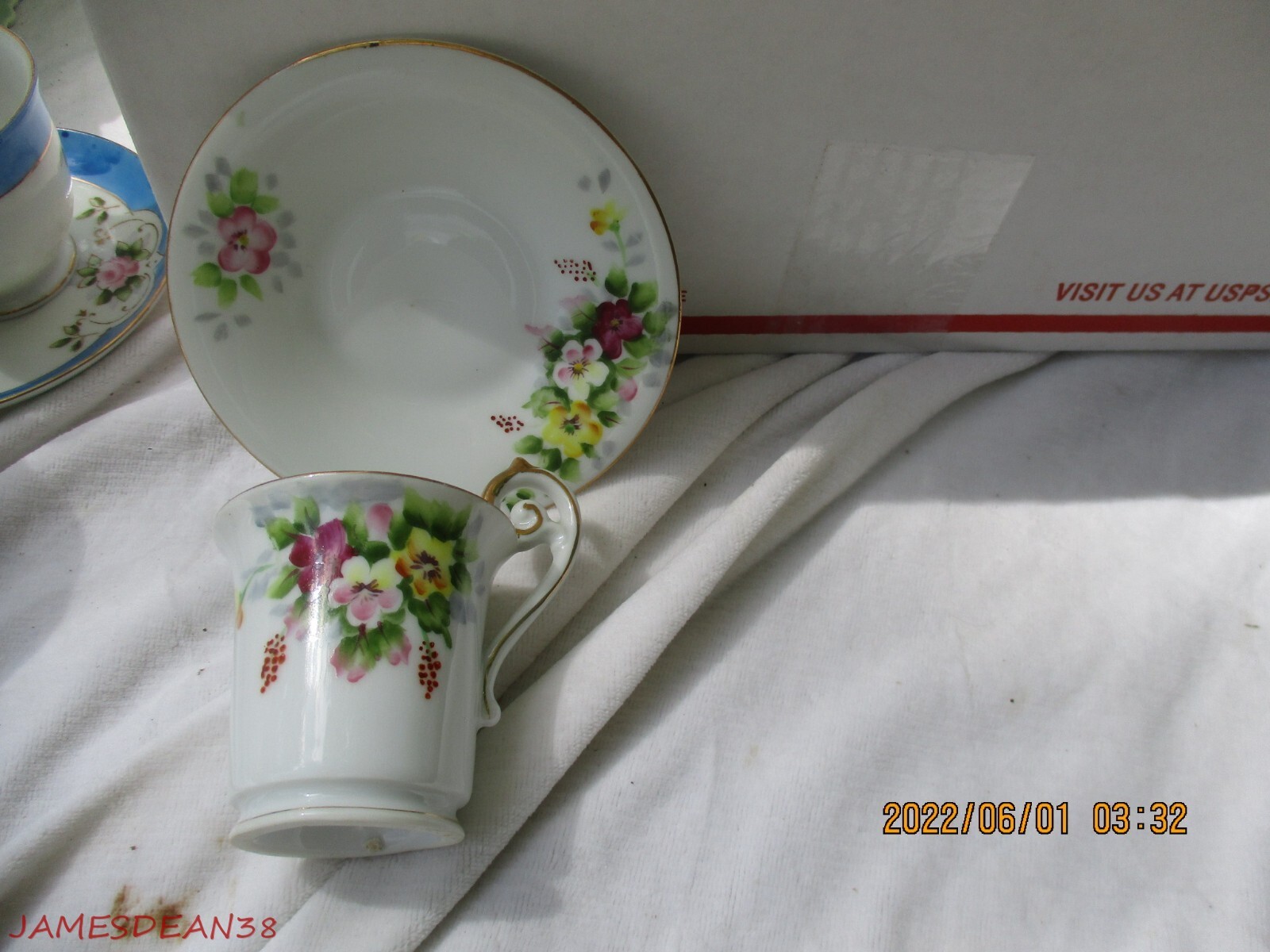 Vintage Wales Made In Japan Cup And Saucer Set Mini Demitasse TEA | eBay
