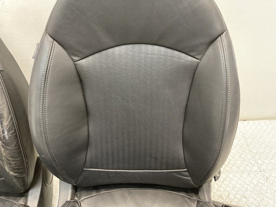 Mini Cooper Sport Seats Leather Punch Carbon Black T8E1 Heated 07-14 ...