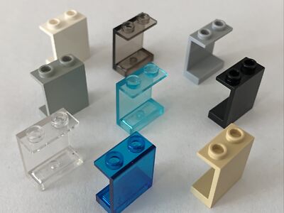 LEGO Parts 4864B (4pcs) Panel 1 x 2 x 2 with Hollow Studs Pick Colors ...