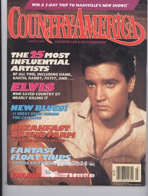 1994 Country America Magazine: Elvis Presley/25 Most Influential Artist ...