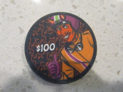$100 Motorcycle Devil El Diablo Casino Chip + FREE Mystery Las Vegas ...