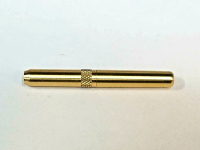 ONE REAL BRASS METAL ONE HITTER PIPE DUGOUT BAT 3" MADE IN USA ...