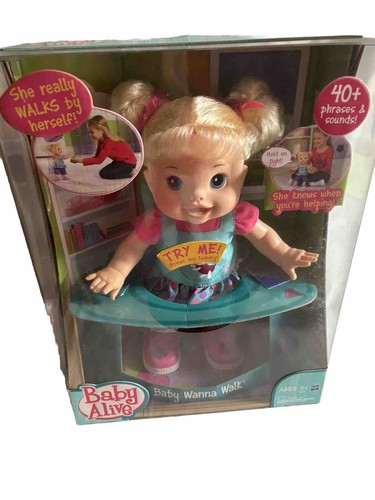 VTG COLLECTIBLE 2011 NEW IN BOX INTERACTIVE BABY ALIVE BABY WANNA WALK ...