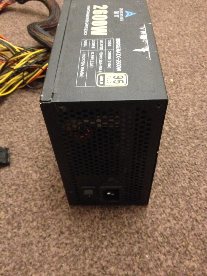 POWER SUPPLY UNIT PSU NAK PLUS 2600W opened untested | eBay UK