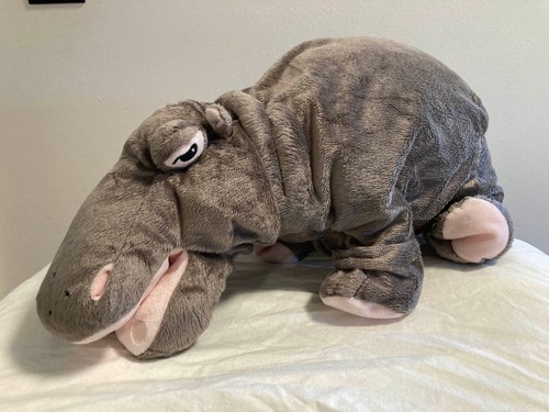 Discontinued Ikea Hippo Mullig Klapper Flodhast Gray Stuffed Animal ...