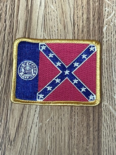 Georgia State Flag Patch 1956 - 2001 | eBay