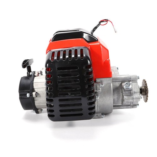 49cc Engine Single Cylinder Pull Start Mini Pocket Pit Bike 2 Stroke ...