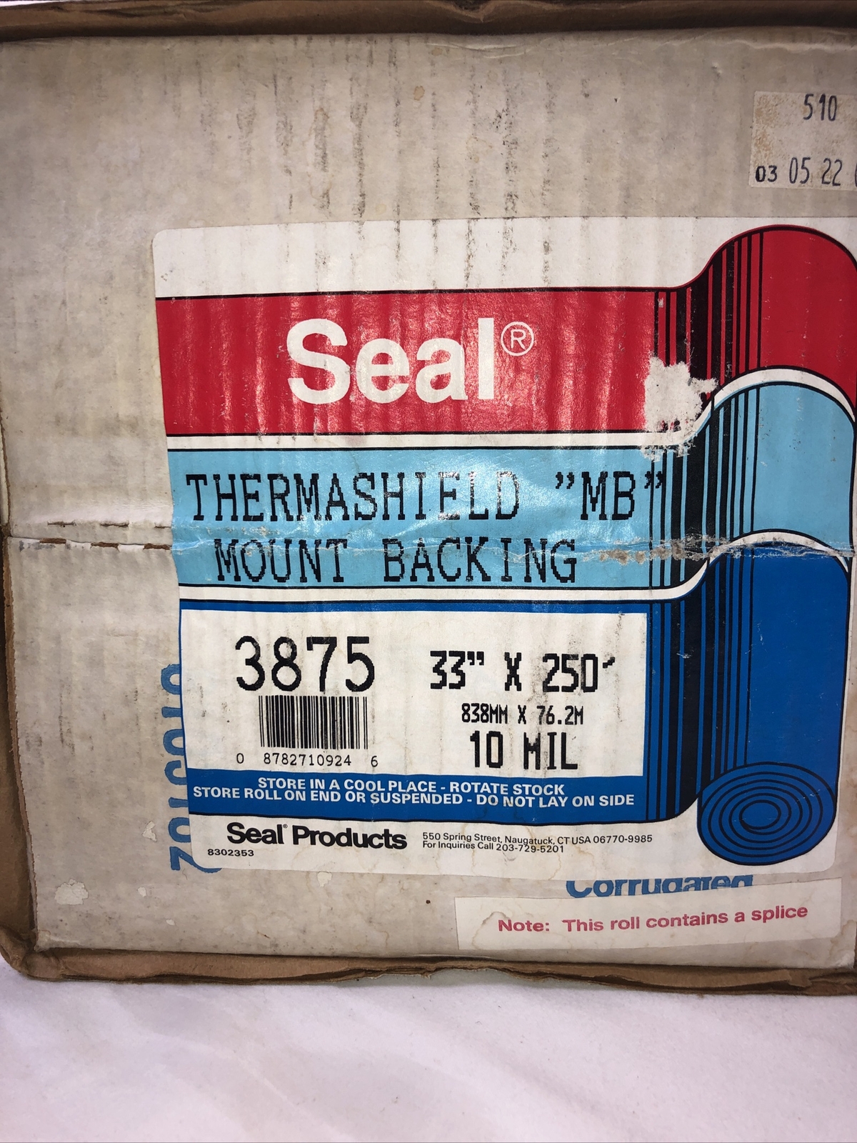 Seal Thermashield MB 33x250' Mount Backing for Laminating Photos #3875 ...