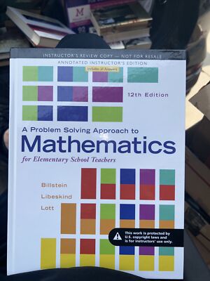 A Problem Solving Approach to Mathematics for Elementary School ...