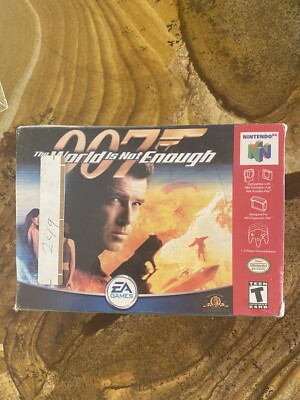 James Bond 007 The World Is Not Enough Nintendo 64 N64 New Sealed Box ...