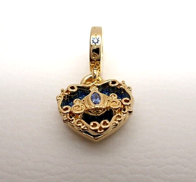 Authentic Pandora #763072C01 Disney Cinderella's Carriage & Heart ...