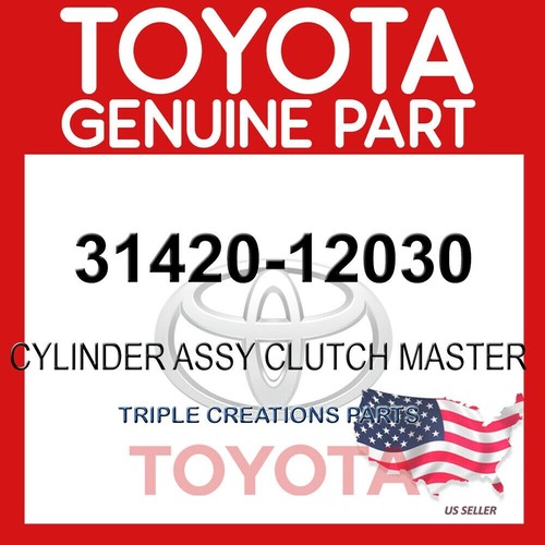 31420-12030 GENUINE OEM TOYOTA CYLINDER ASSY CLUTCH MASTER 3142012030 ...