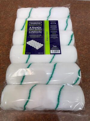 6 x 9" Hamilton Prestige Medium Pile Paint Roller Sleeves (2281306-909 ...