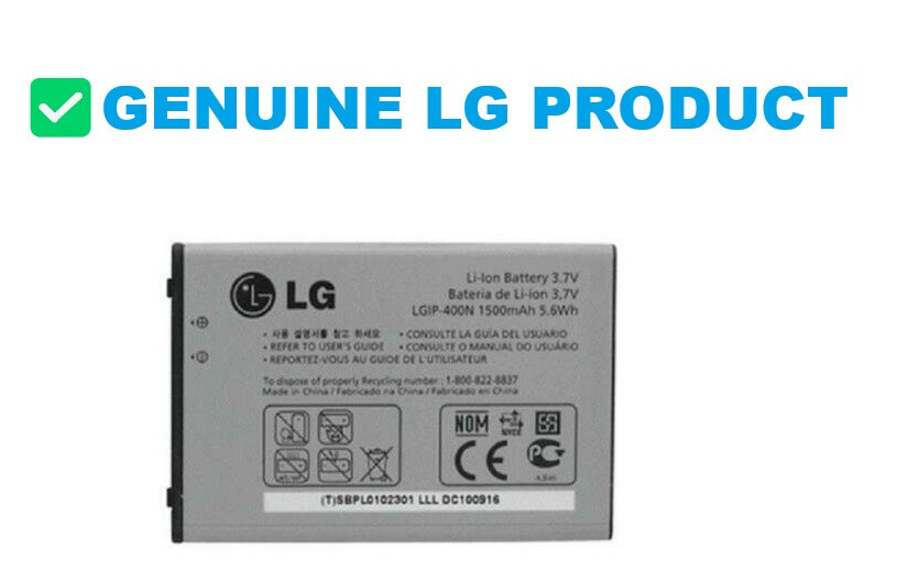 LG LGIP-400N Battery LG Optimus M/C/U/V/T/S/1, Swift Loop GT540, EVE ...