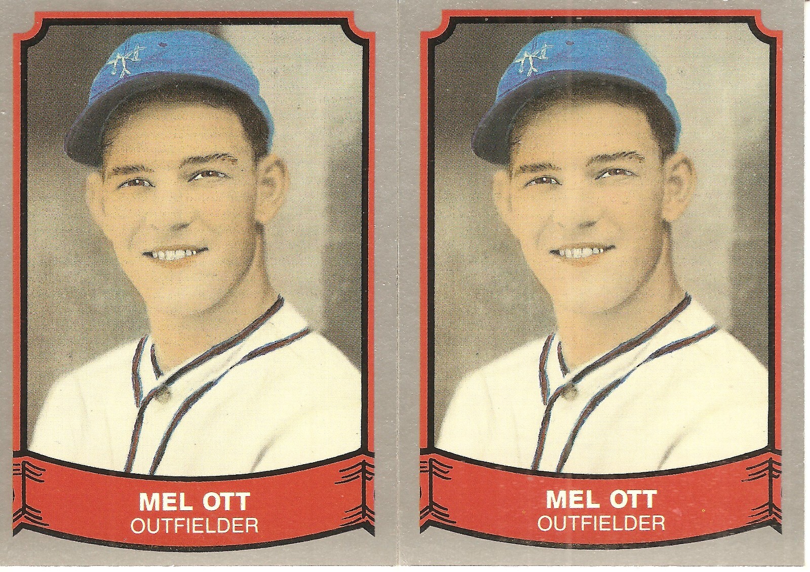 2 CARD 1988 PACIFIC BASEBALL LEGENDS MEL OTT BASEBALL CARD LOT #189 | eBay