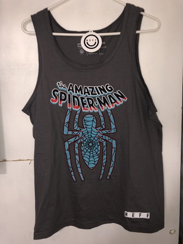 The Amazing Spider-Man Tank Top T-Shirt Sz M Marvel X Neff Collectible ...