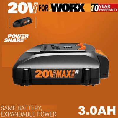 For WORX 20V MAX Extend Lithium Battery 20 Volt WA3520 WA3525 WA3575 ...