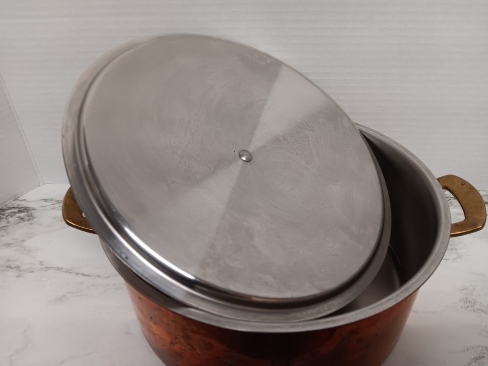 Culinox Spring Copper & Stainless Steel 9 Inch Pan Switzerland Handles ...