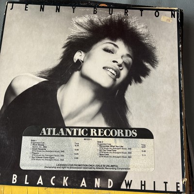 NM Jenny Burton In Black And White 80122-1 Promo 1983 LP 12in Vinyl ...