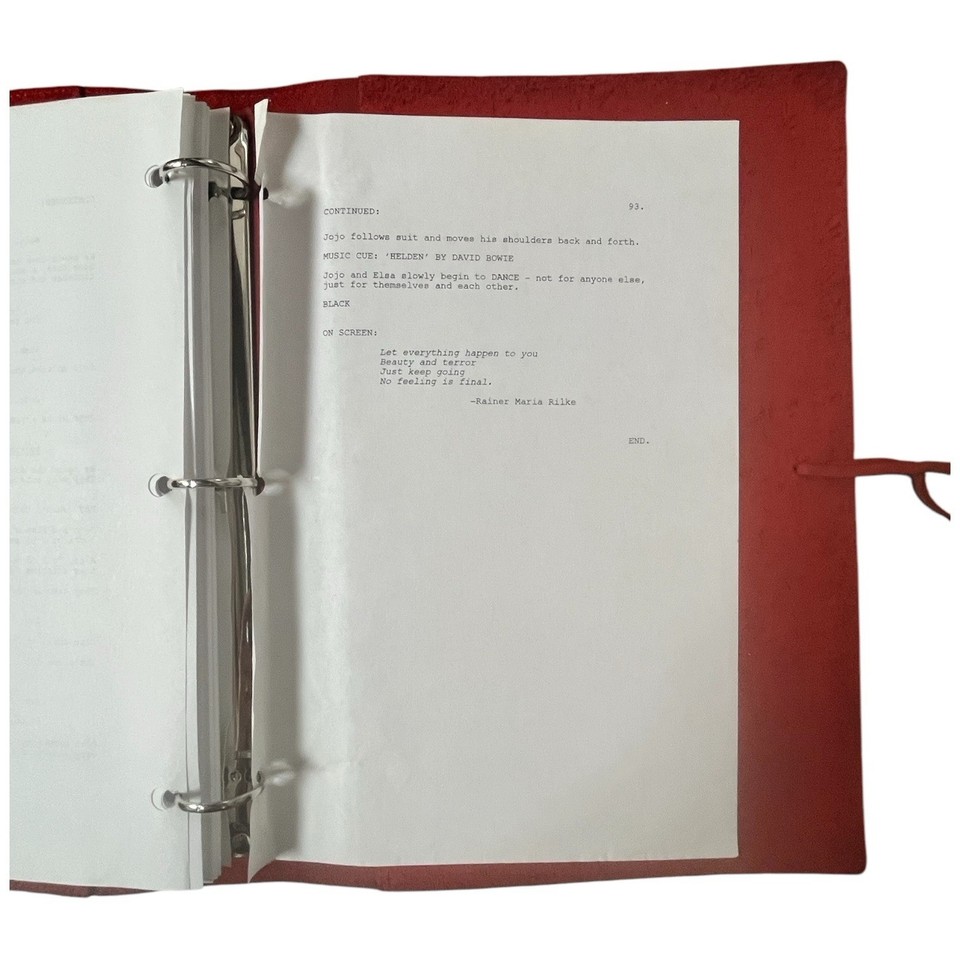 JOJO RABBIT Cast Facsimile Signed FYC Script TAIKA WAITITI 2019 OSCAR ...