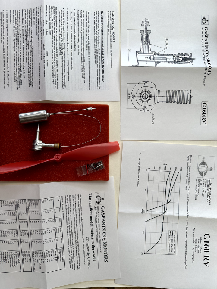 NEW CO2 Engines Gasparin G160 RV | eBay