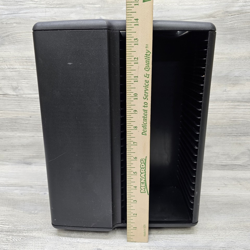 Laserline 100 CD Storage Tower Rack Spinning Rotating Carousel Cabinet ...