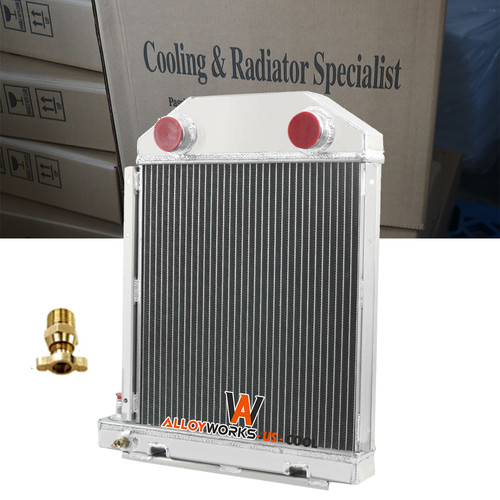 3 ROW Aluminum Tractor Radiator Fits Ford New Holland Fordson Dexta ...