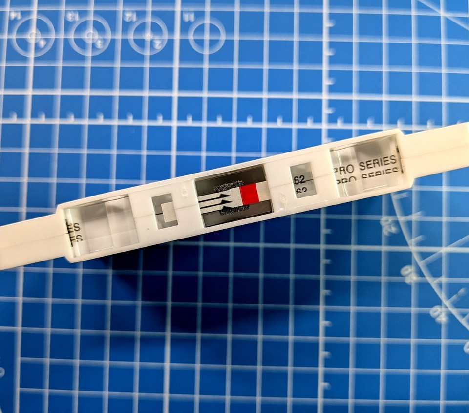 5-in-1 Maxell Pro T62 Test/Calibration cassette tape: L/R, level, speed ...