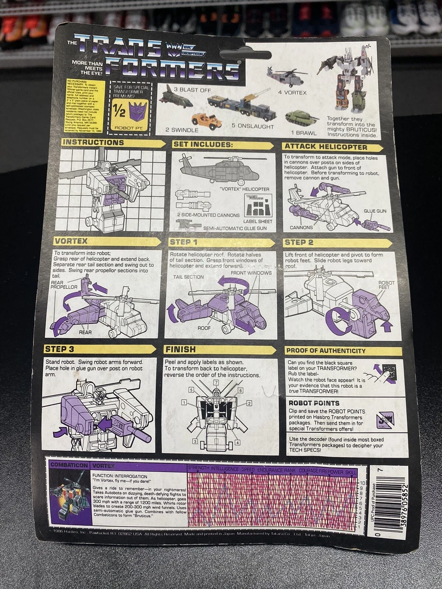 Vortex Transformers G1