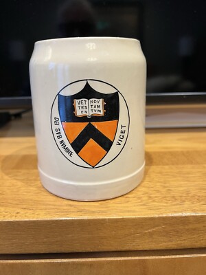 ANTIQUE Princeton University Villeroy & Boch Beer Stein Mug Ivy League ...