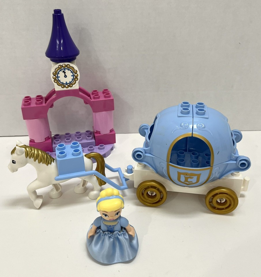 Lego Duplo Disney Princess Cinderella’s Castle & Carriage, Ariel, Snow ...