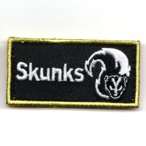 SKUNKS SKUNK WORKS MASCOT FSS EMBROIDERED HOOK & LOOP PATCH | eBay