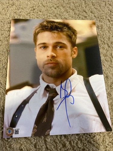 Brad Pitt Signed Autographed 8x10 Photo Beckett BAS COA | eBay