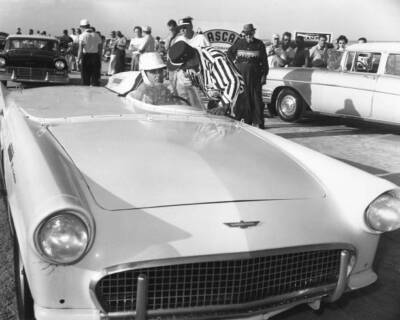 1957 Danny Eames Long Beach CA brought Ford Thunderbird powered 43- Old ...