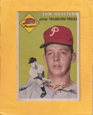 1954 Topps #174 Tom Qualters Phillies G Good (Marked) RC Rookie #24648 ...