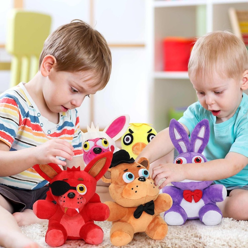 18CM FUNKO Five Nights At Freddy s FNAF Plush 6 Bonnie, Freddy, Chica ...